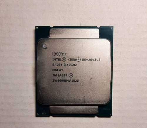 Intel Xeon E5-2643v3 3.4GHz LGA2011-3 SR204 6 ядер