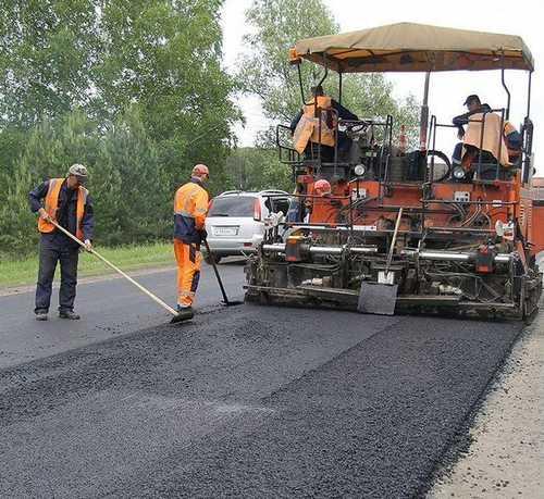 Асфальтирование Укладка асфальтной крошки Асфальт