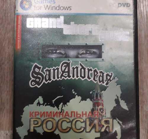 GTA SanAndreas на диске Windows