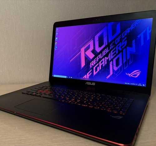 Редкий Asus rog 17.3 G771 i7 GTX 960 16/1256 ssd