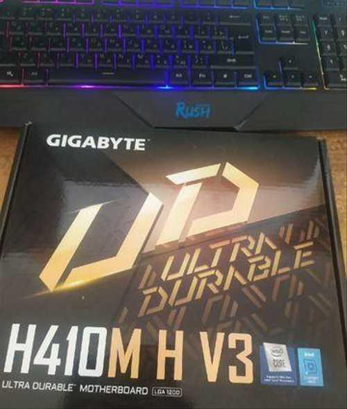 Материнская плата Gigabyte H410M H V3 Lga 1200