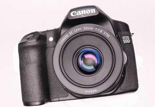 Фотоаппарат Canon 50d (пробег 27к) + 50 f1.8 STM
