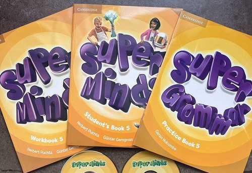 Super Minds 5 + Super grammar practice book 5