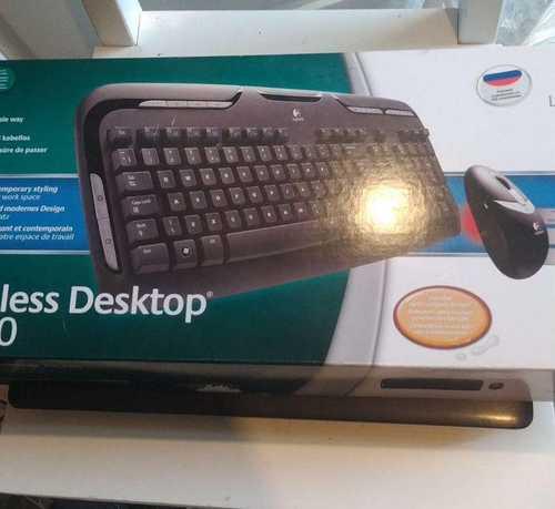 Клавиатура и мышь logitech ex110