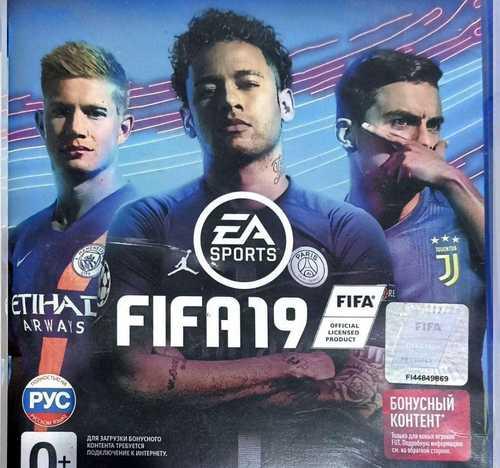 Продаю диск Fifa 19,новый