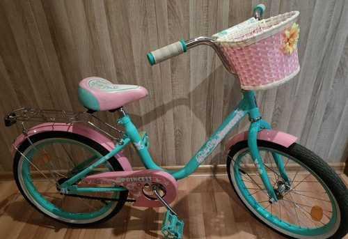 Велосипед Black Aqua Princess для девочек 5-8 лет