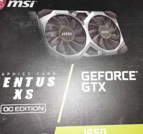 Gtx 1650 ddr6 msi ventus xs