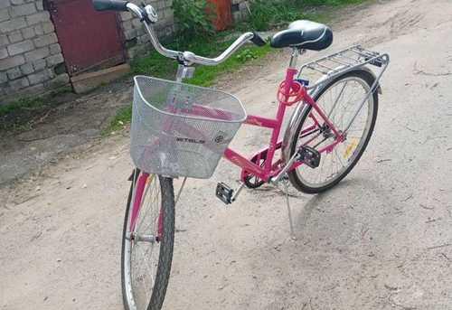 Велосипед взрослый женский с корзиной