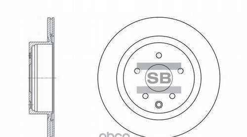 Диск тормозной задний Infiniti FX 35
