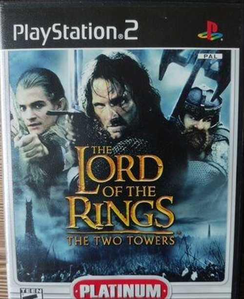 Диски PS2(PlayStation2) The lord of the rings:2 to