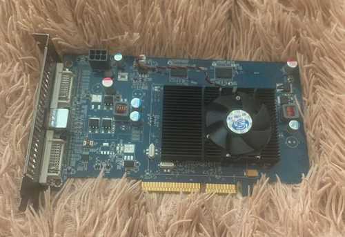 AGP видеокарта HD4650 6pin