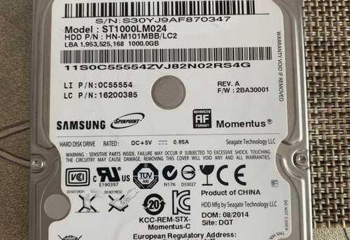 Жесткий диск Samsung 2.5 1TB