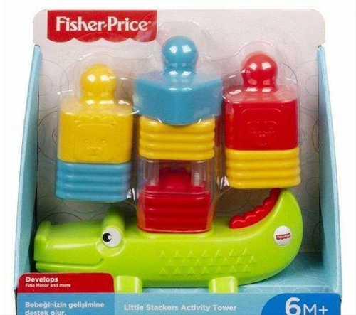 Пирамидка mattel Fisher-Price Веселый крокодил"