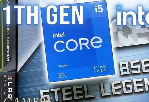 Intel core i5 11400f+b560 steel legend+32gb ddr4