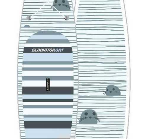 SUP Board gladiator ART 12.6 белый