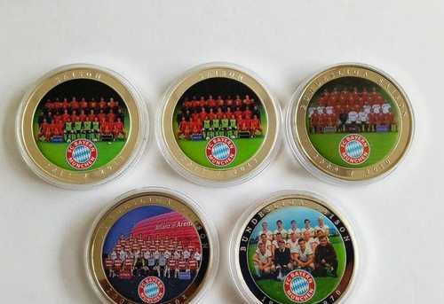 Футбол Германия медаль 50 мм клуб Мюнхен Бавария