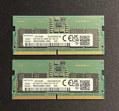 Sodimm Samsung DDR5 16Gb 4800MHz