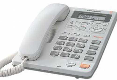 Телефон panasonic KX-TS2570RUW, белый Panasonic KX