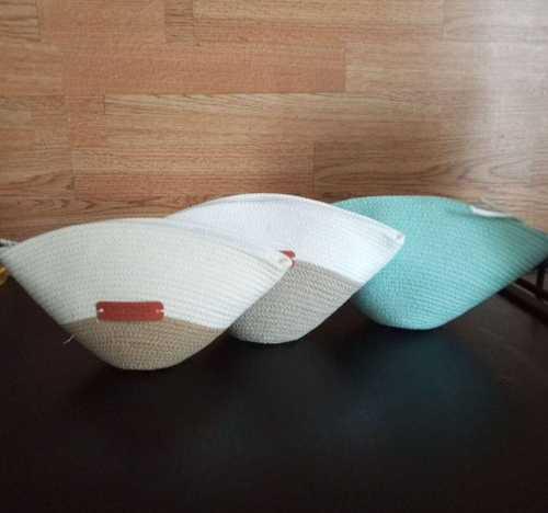 Косметичка из хлопкового шнура