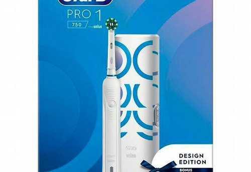 Электрическая зубная щетка Oral-B Pro 1 750, белый