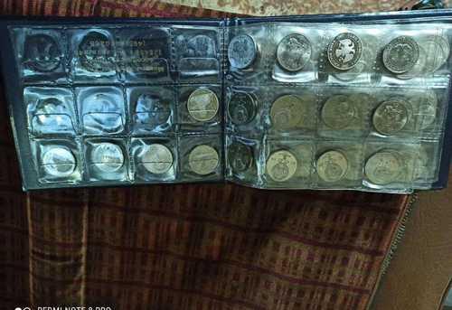 Полный набор юбилейных рублей 65шт