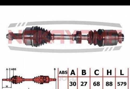 Привод Honda Accord 08-13г передний правый