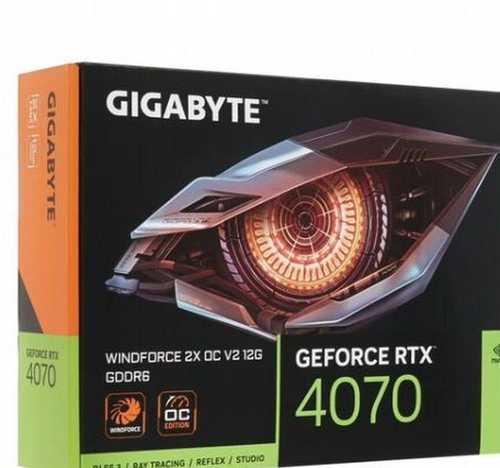 Gigabyte RTX 4070 windforce 2X OC V2, 12GB новая