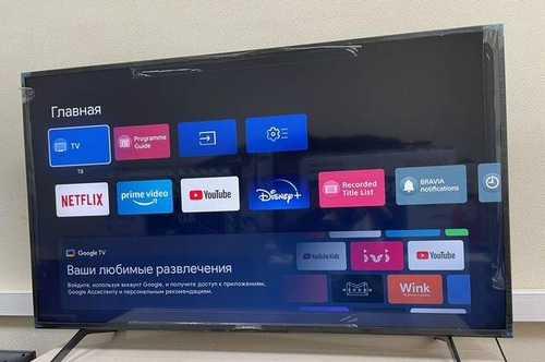Новый Sony 2021 Года 55 (140см) Google TV AirPlay2