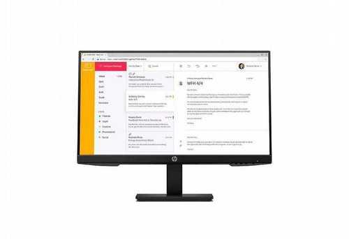 Монитор HP 23.8" P24h G4 черный