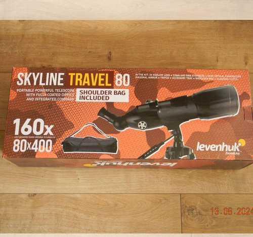 Телескоп levenhuk skyline travel 80