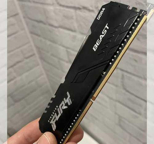 Оперативная память Kingston Fury Beast ddr4 3600