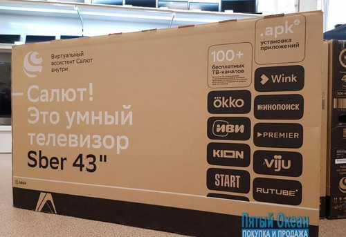 Новый 43'' Телевизор Sber SDX-43F2120 SMART, Wi-Fi