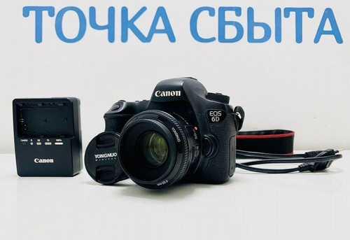 Зеркальный фотоаппарат Canon EOS 6D Yongnuo 50мм