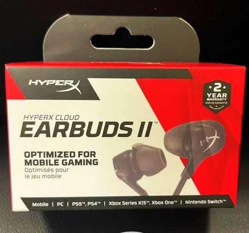 Наушники HyperX Earbuds 2