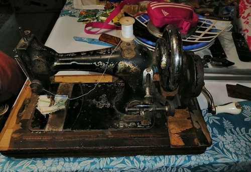 Швейная машинка штевер антикварная ручная