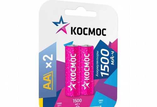 3 Аккумулятор AA Космос, R06-2BL, 1500mAh