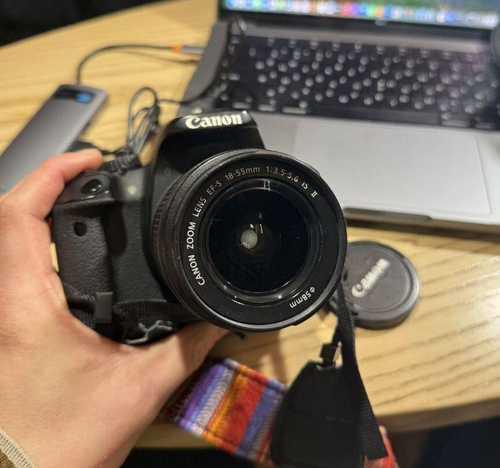 Фотоаппарат canon 650D kit 18-55(47000 кадров)