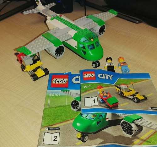 Набор Lego city 60101 Грузовой самолёт в аэропорту