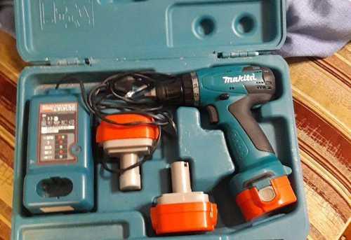 Аккумуляторная дрель шуруповерт makita 14v