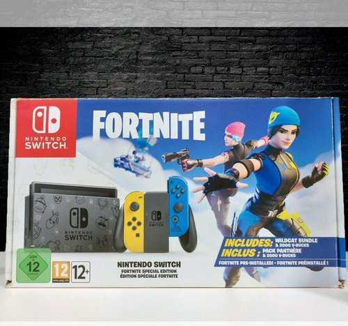 Nintendo Switch Fortnite Edition + 128gb + игры