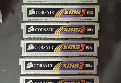 Оперативная память DDR3 Corsair 3x2Gb