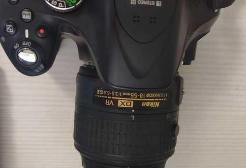 Фотоаппарат Nikon d5200 + объектив + сумка + заряд
