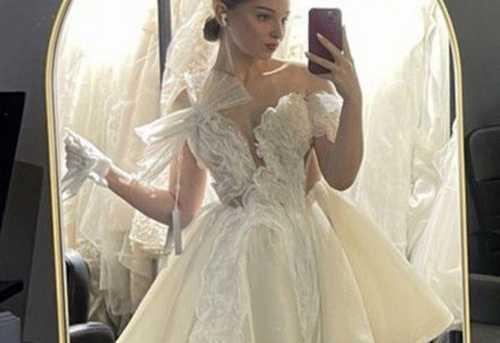 Свадебное, выпускное платье корсетное 42 44 46