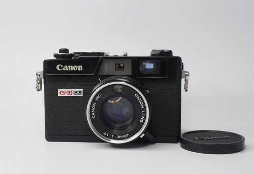 Пленочный фотоаппарат Canon Canonet QL17 G-III 1.7