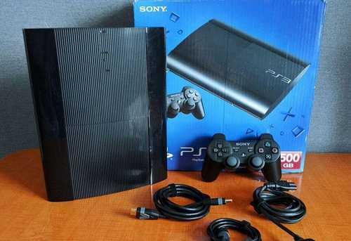 Sony playstation 3 super slim 500gb/ прошитая