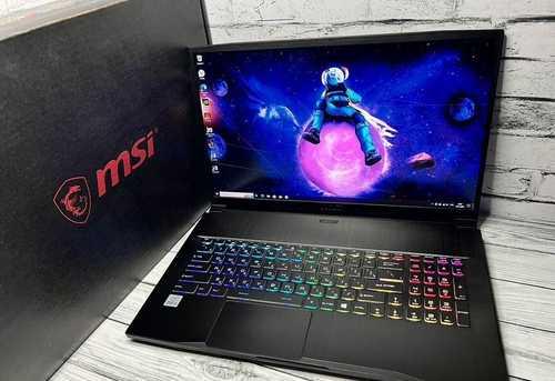 17.3" Игровой ноутбук MSI i5/RTX/SSD/144гц