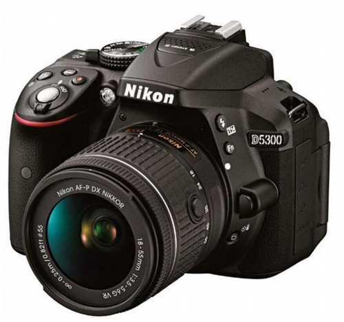 Зеркальный фотоаппарат nikon d5300 с комплектом