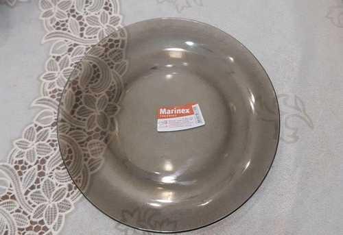 Тарелки Marinex дымчатое стекло