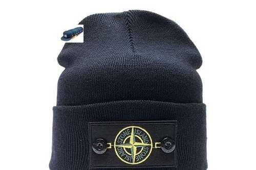 Шапка Stone Island (черный) патч