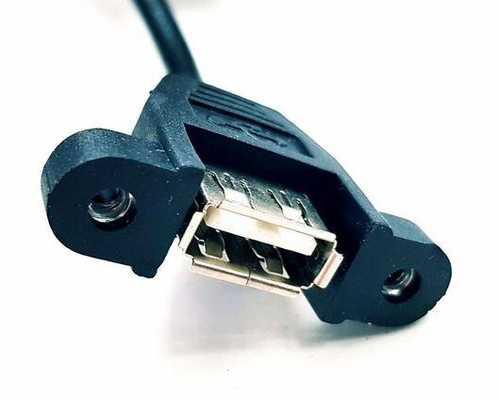 USB удлинитель 0,5 м с креплением на корпус 0,5 м